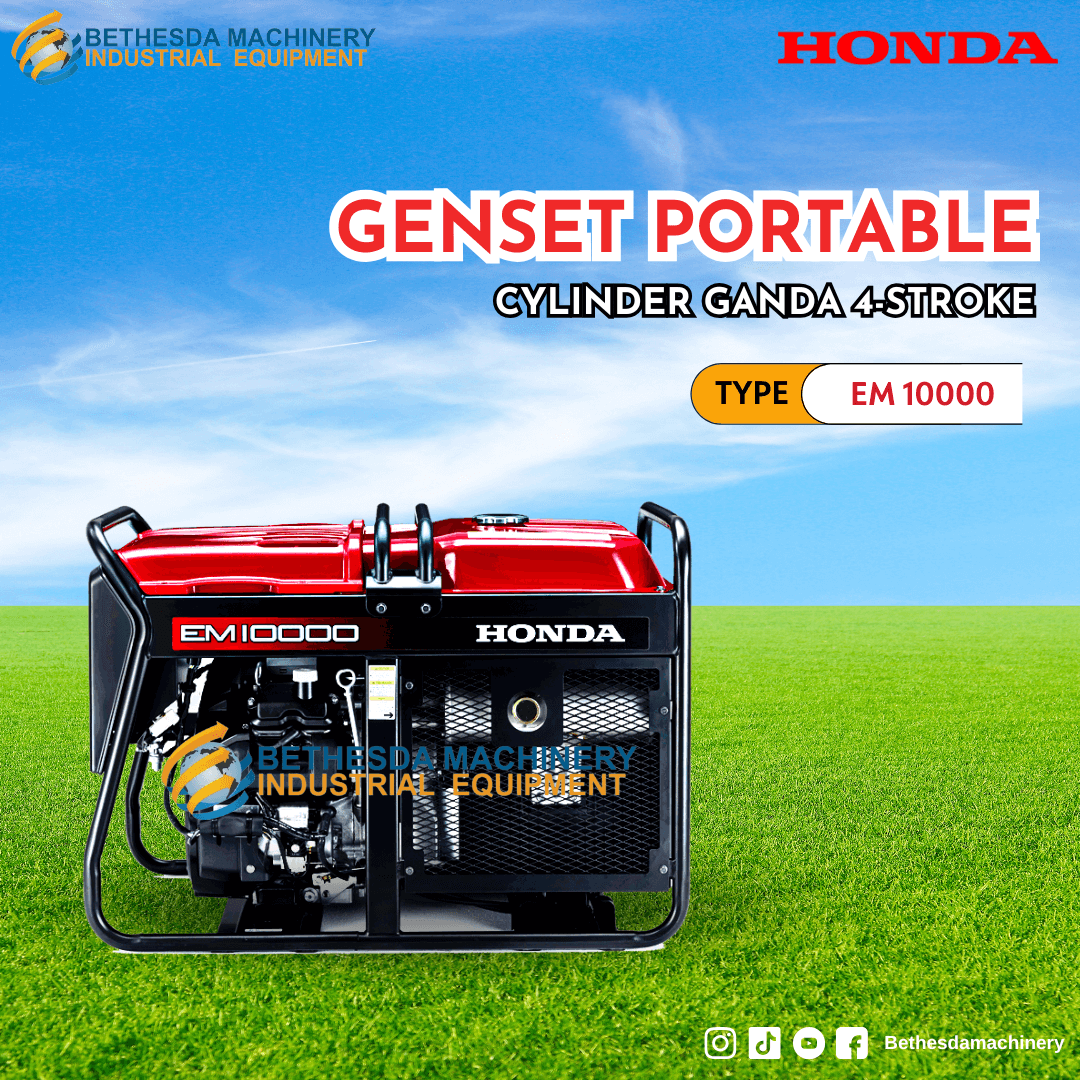 Genset Portable Honda EM10000 - Distributor Diesel